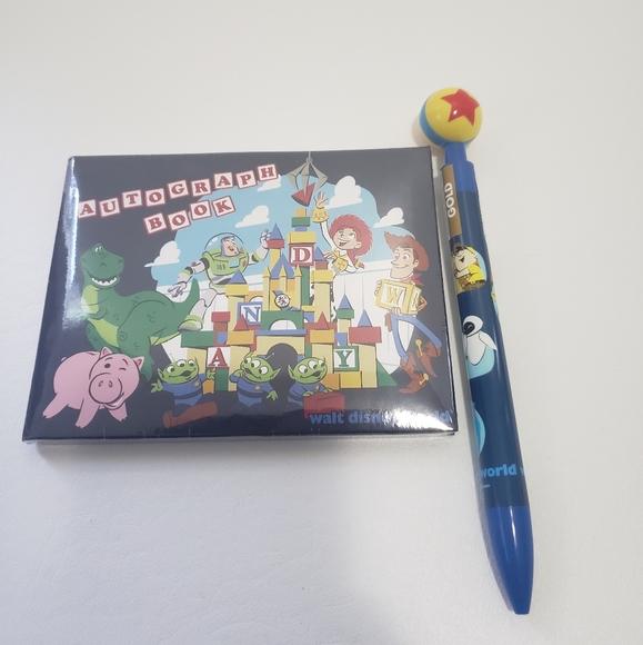 Disney | Other | Walt Disney World Pixar Autograph Book Pen Set | Poshmark